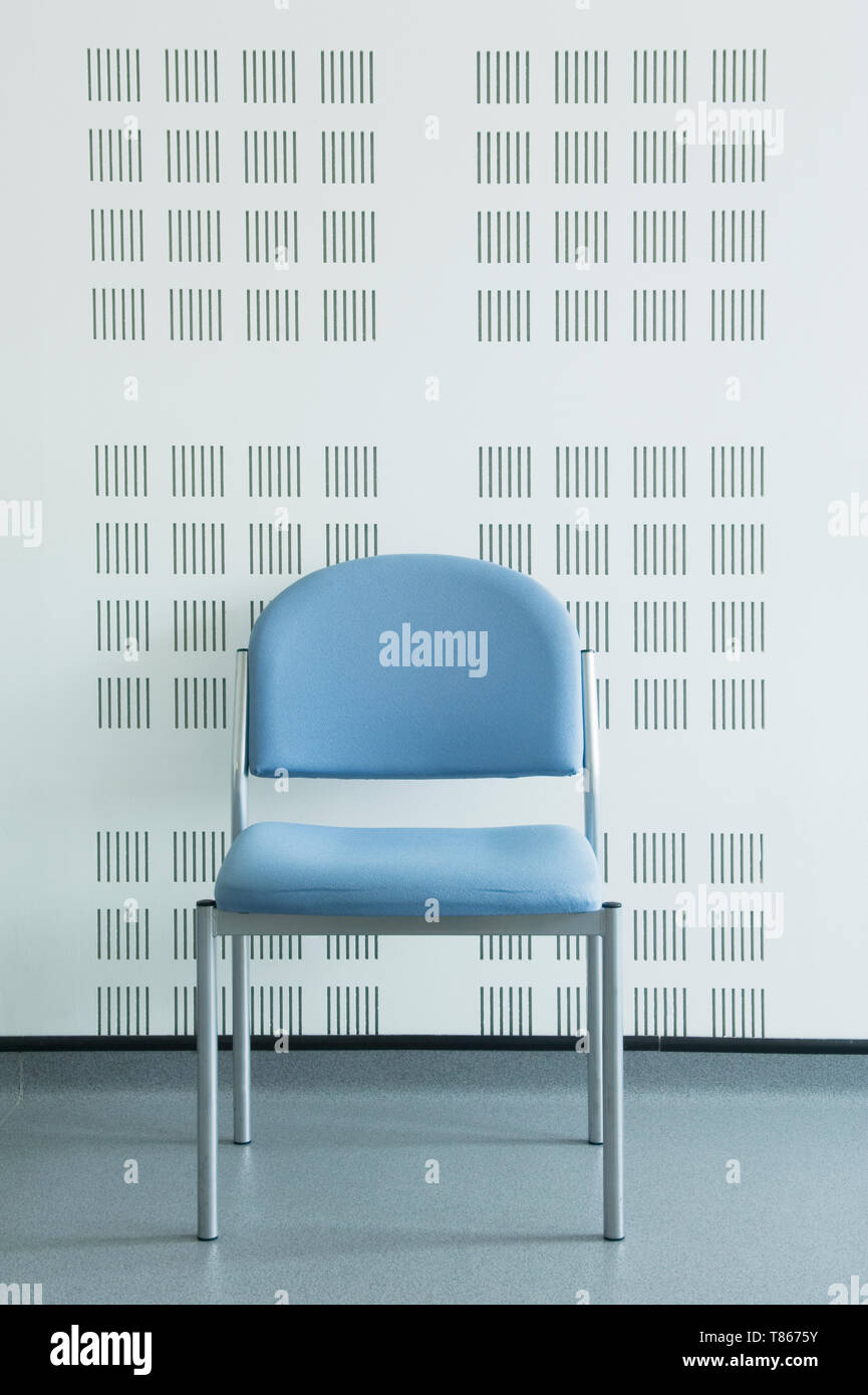 Chair Against Wall Stock Photo - Alamy