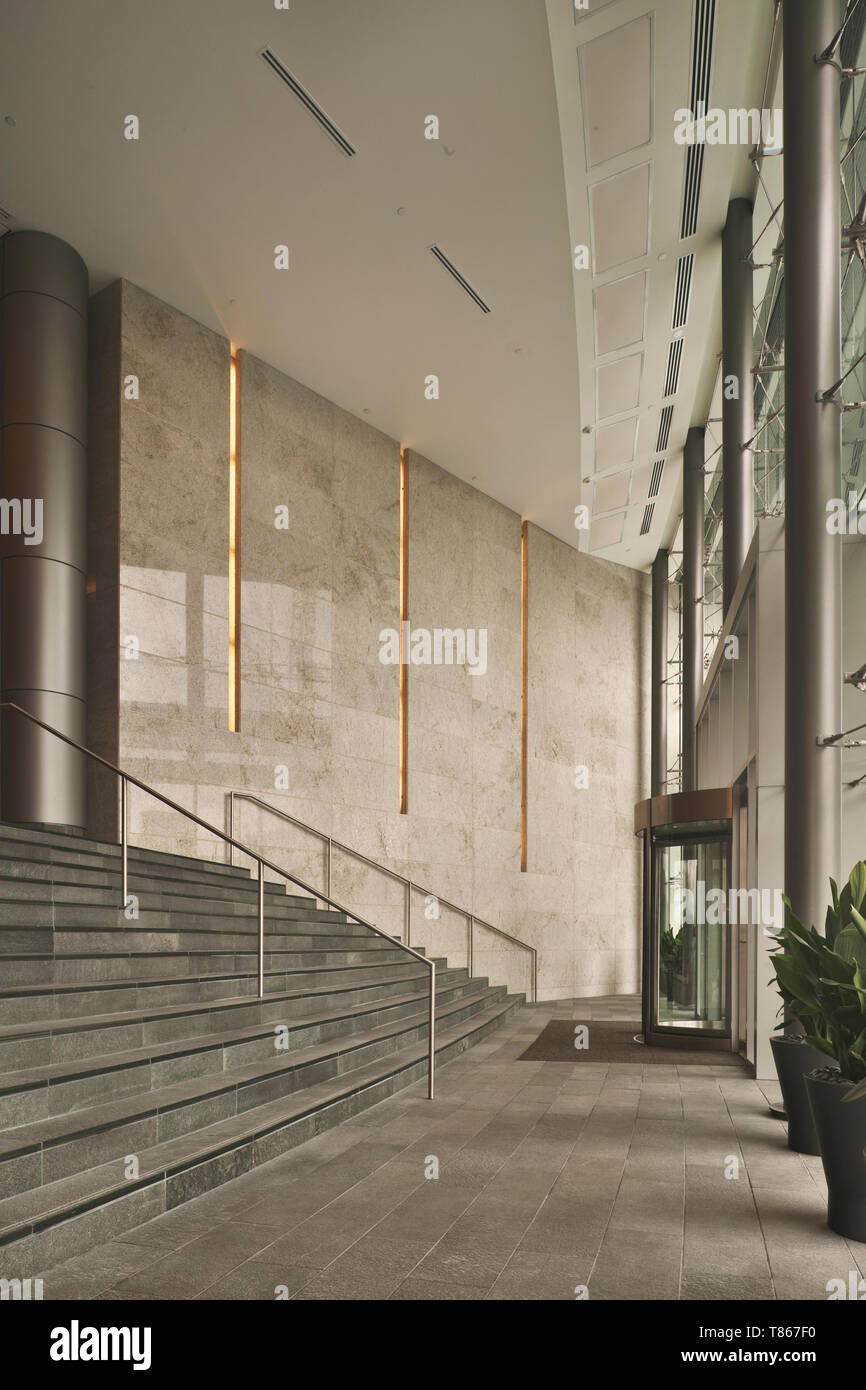 Building Entrance Stairs Stock Photo - Alamy