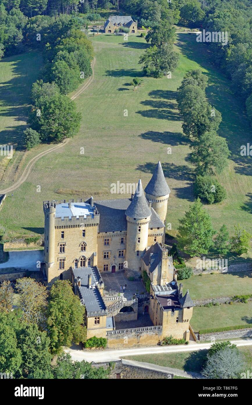 France, Dordogne, Dordogne valley, Perigord Noir, Marquay, Puymartin ...