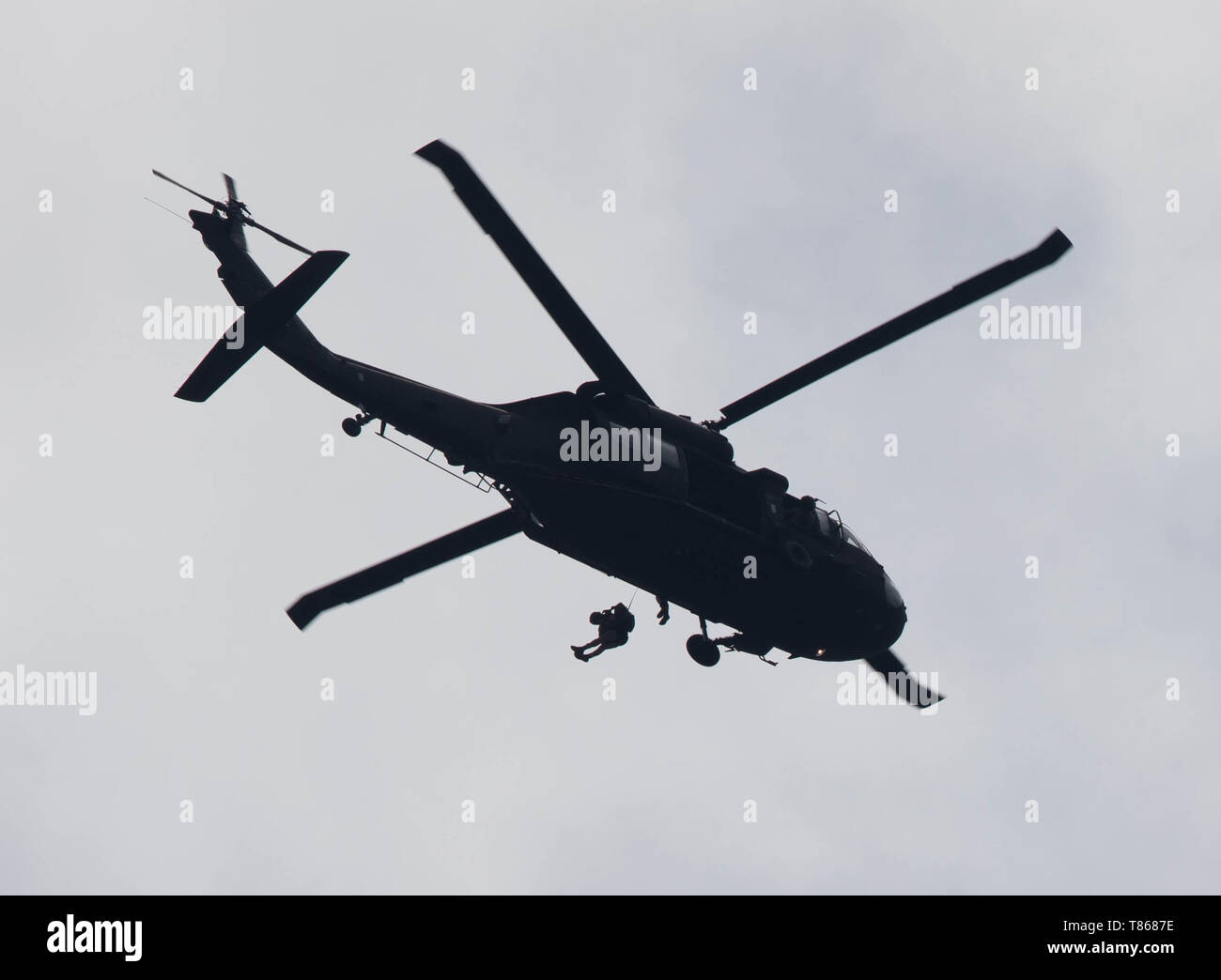 A group of U.S. Army Rangers, assigned to the 5th Ranger Training ...