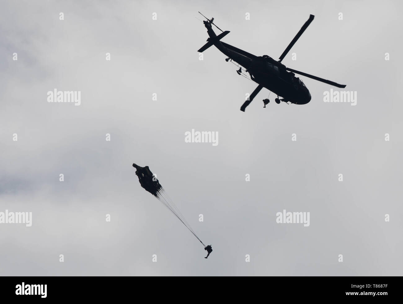 A group of U.S. Army Rangers, assigned to the 5th Ranger Training ...