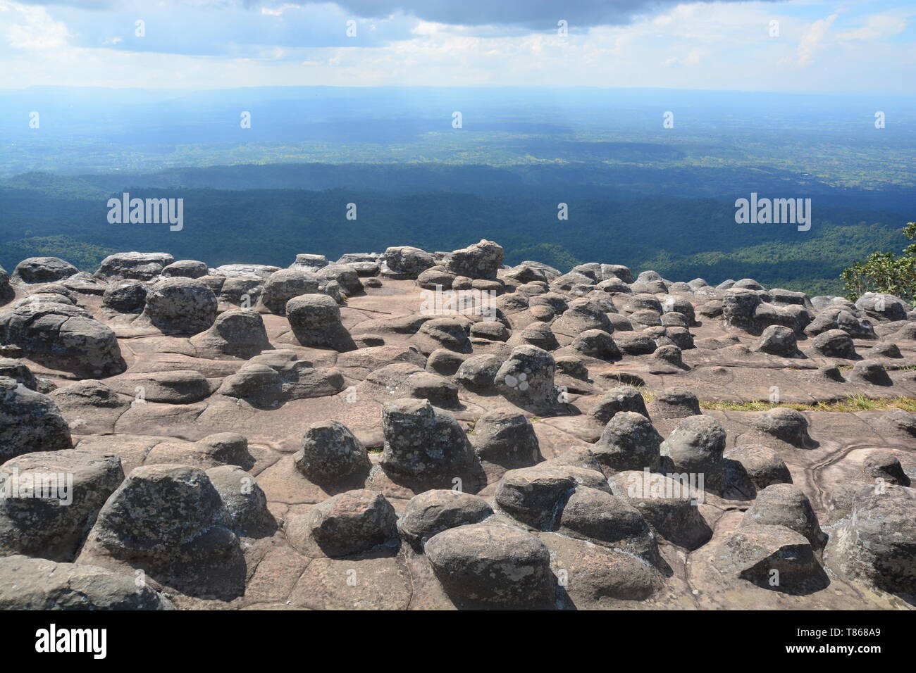 Lan Hin Pum Pum [Nodule Rock Field] At Phu Hin Rong Kla National Park ...