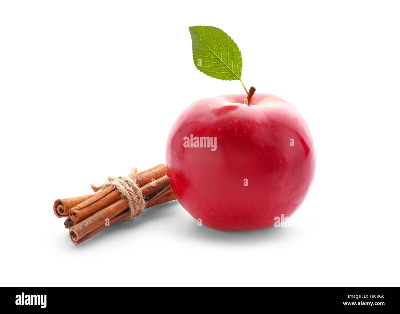 Red apple cinnamon sticks Cut Out Stock Images & Pictures - Alamy
