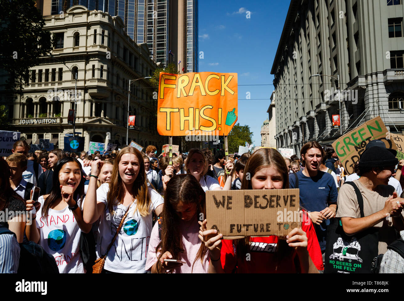 School strikers hi-res stock photography and images - Alamy