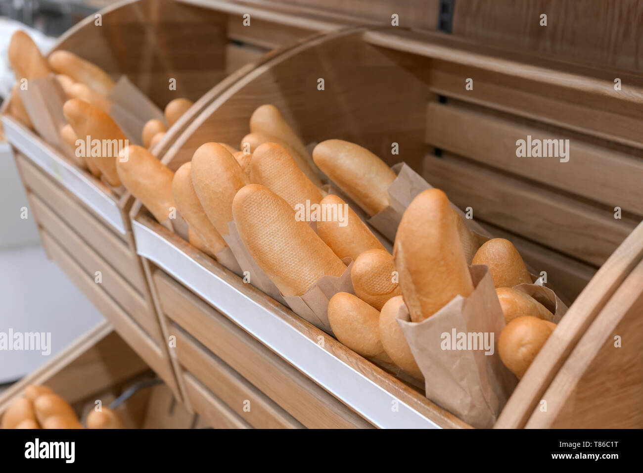 Baguettes on display sale in hi-res stock photography and images - Alamy