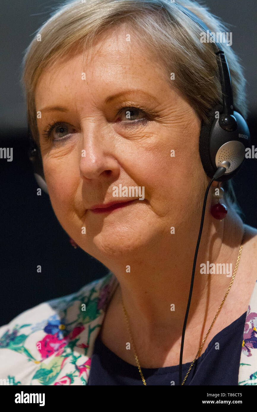 Turin, Italy. 10th May, 2019. Irish writer Catherine Dunne is guest of ...