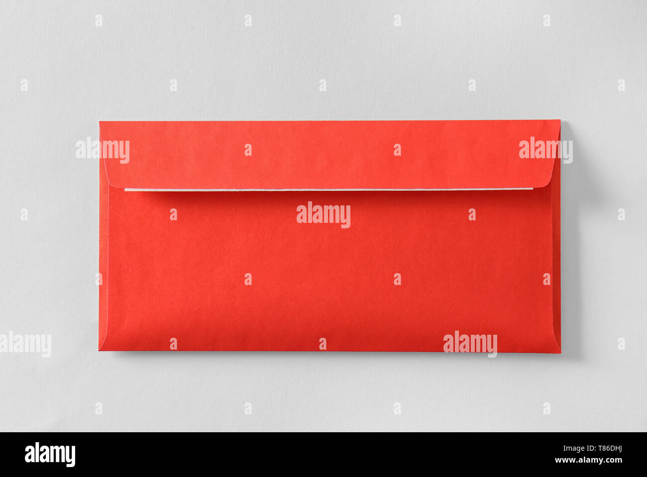 Mail envelope on white background Stock Photo - Alamy