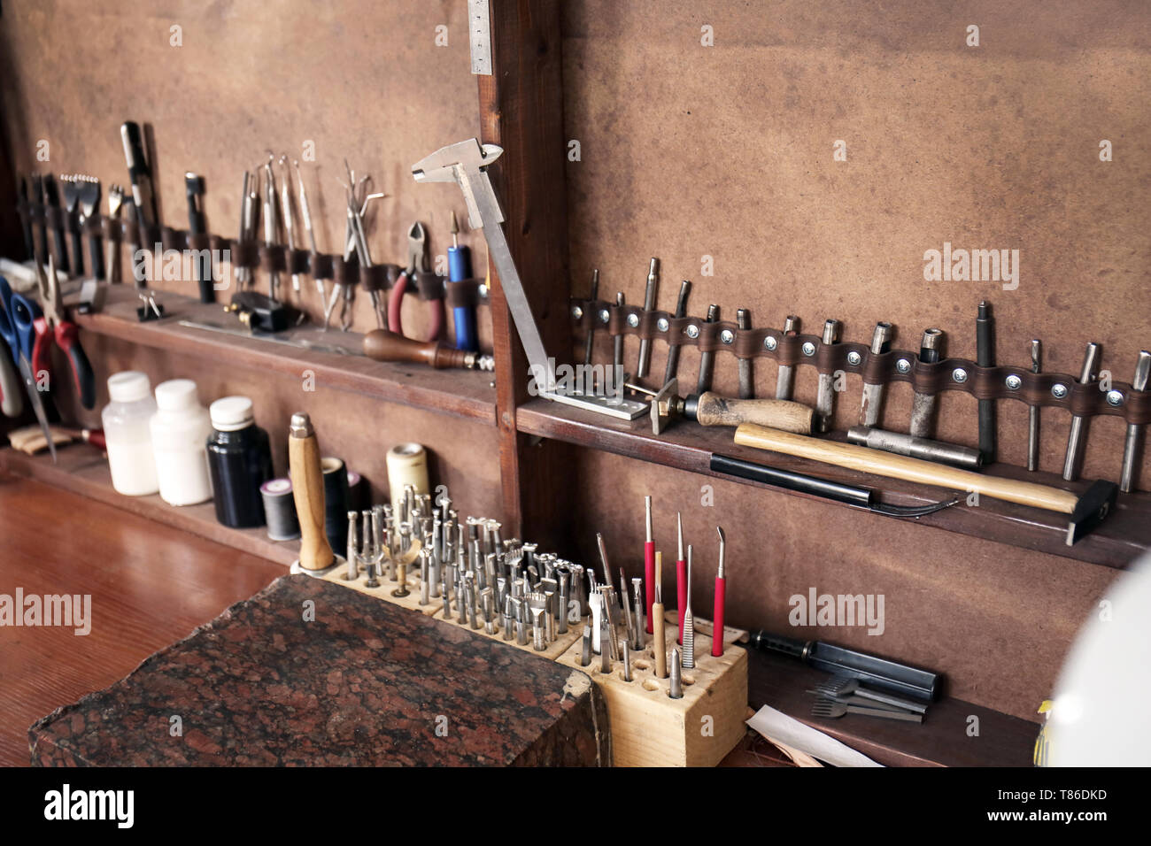 Handcrafting tools hi-res stock photography and images - Alamy