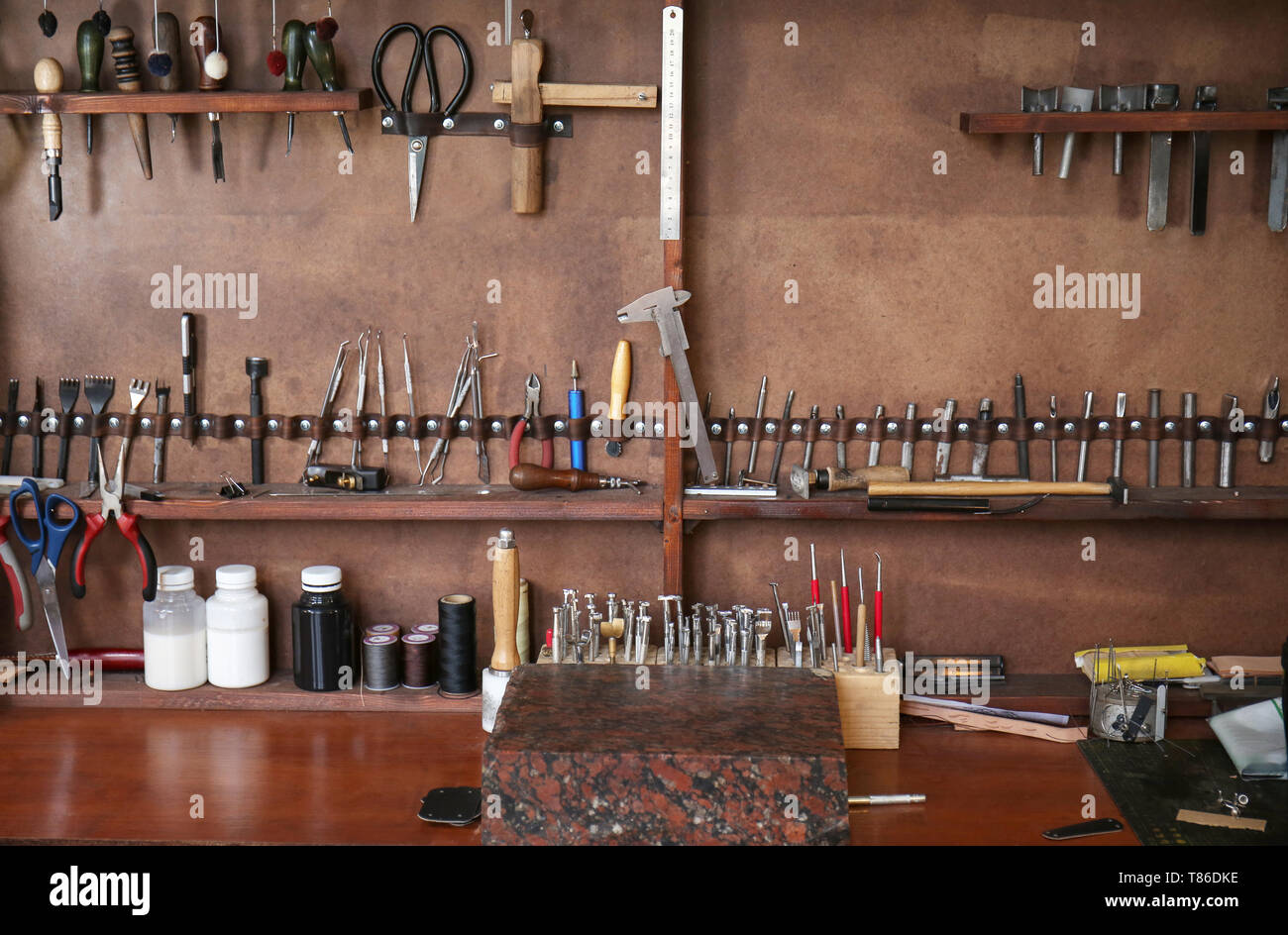 Handcrafting tools hi-res stock photography and images - Alamy