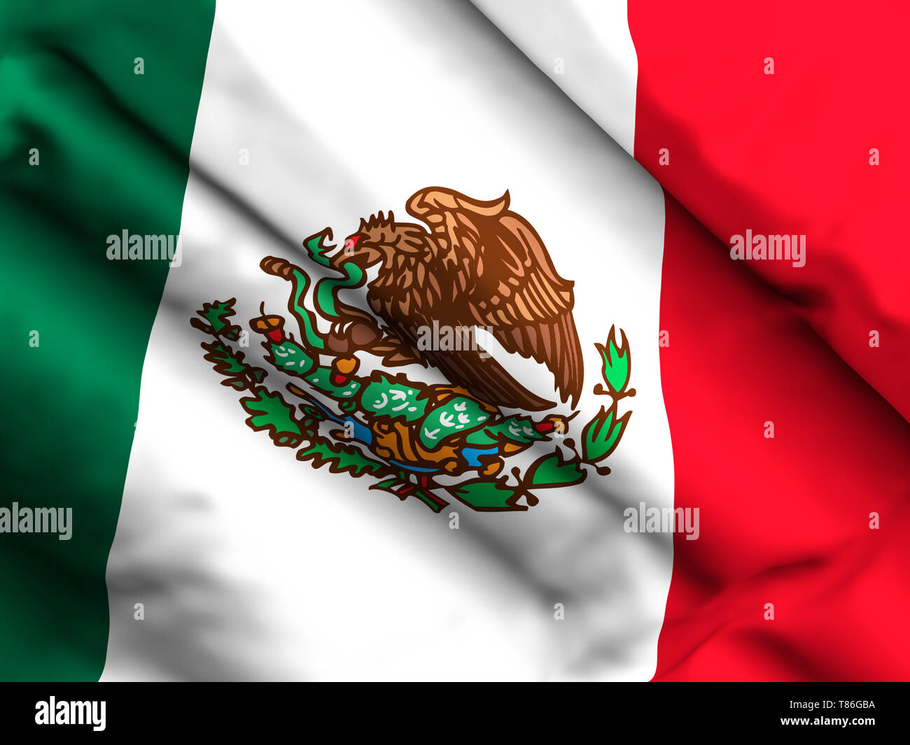 Mexican Flag Background