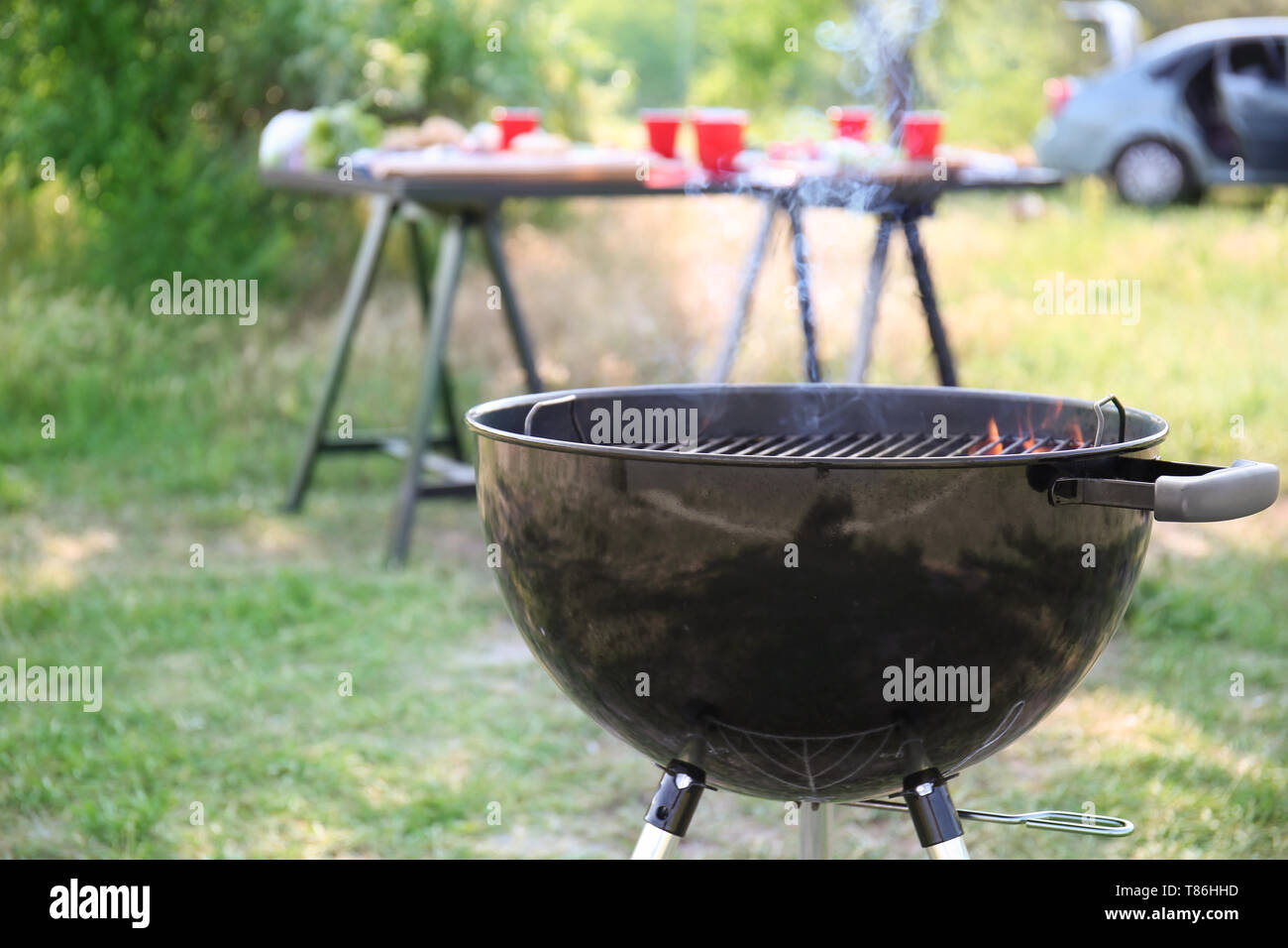 Modern barbecue hi-res stock photography and images - Alamy
