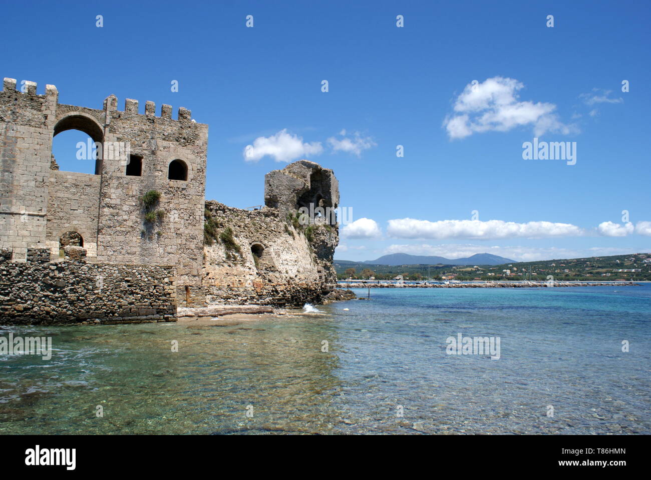 Methoni castle hi-res stock photography and images - Alamy