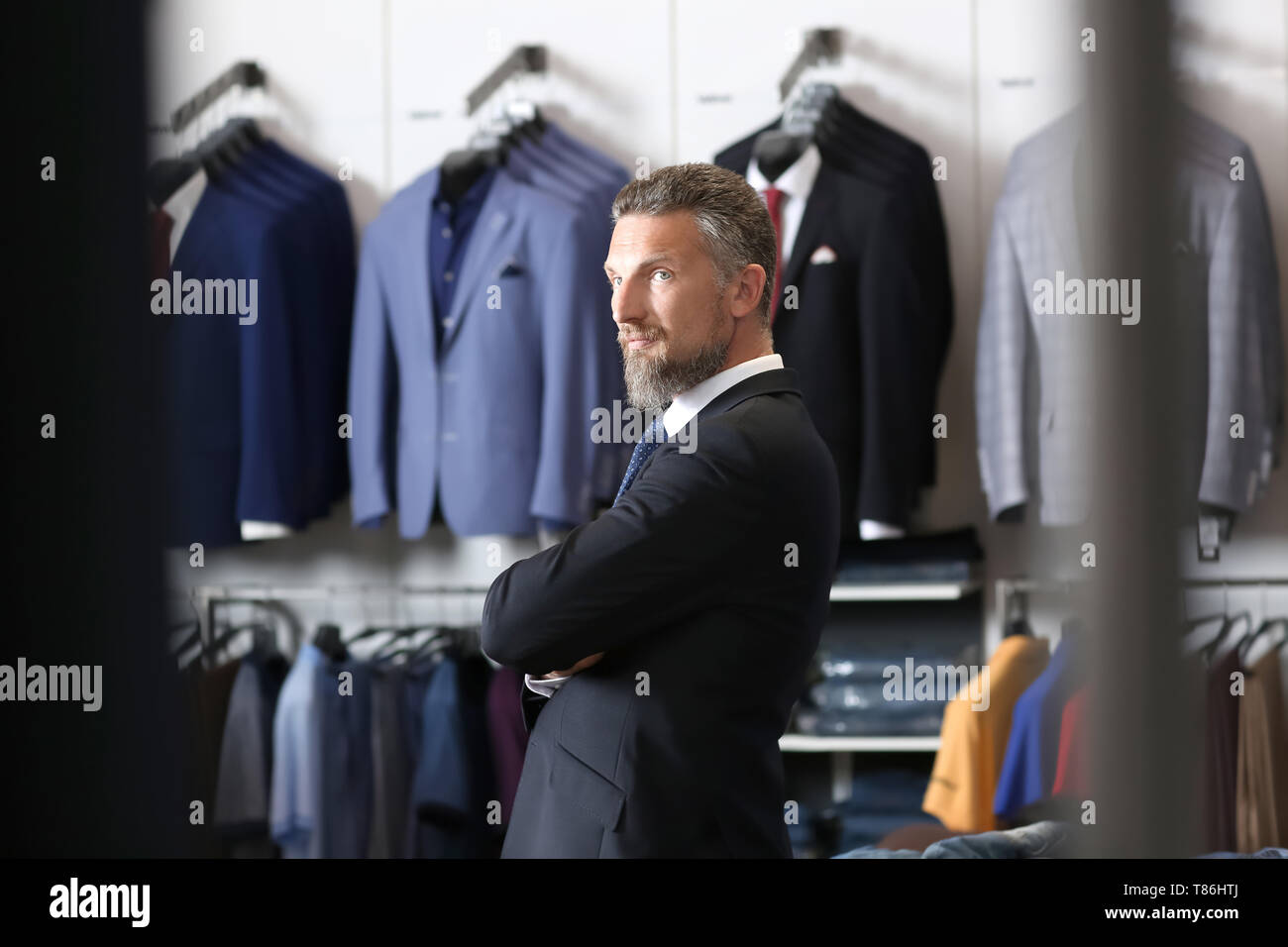 Portrait businessman beard in menswear hi-res stock photography and ...
