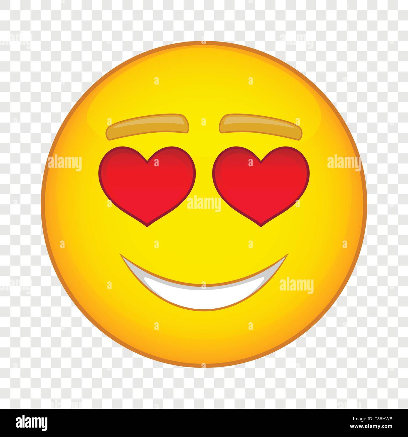 In love emoticon icon, cartoon style Stock Vector Image & Art - Alamy