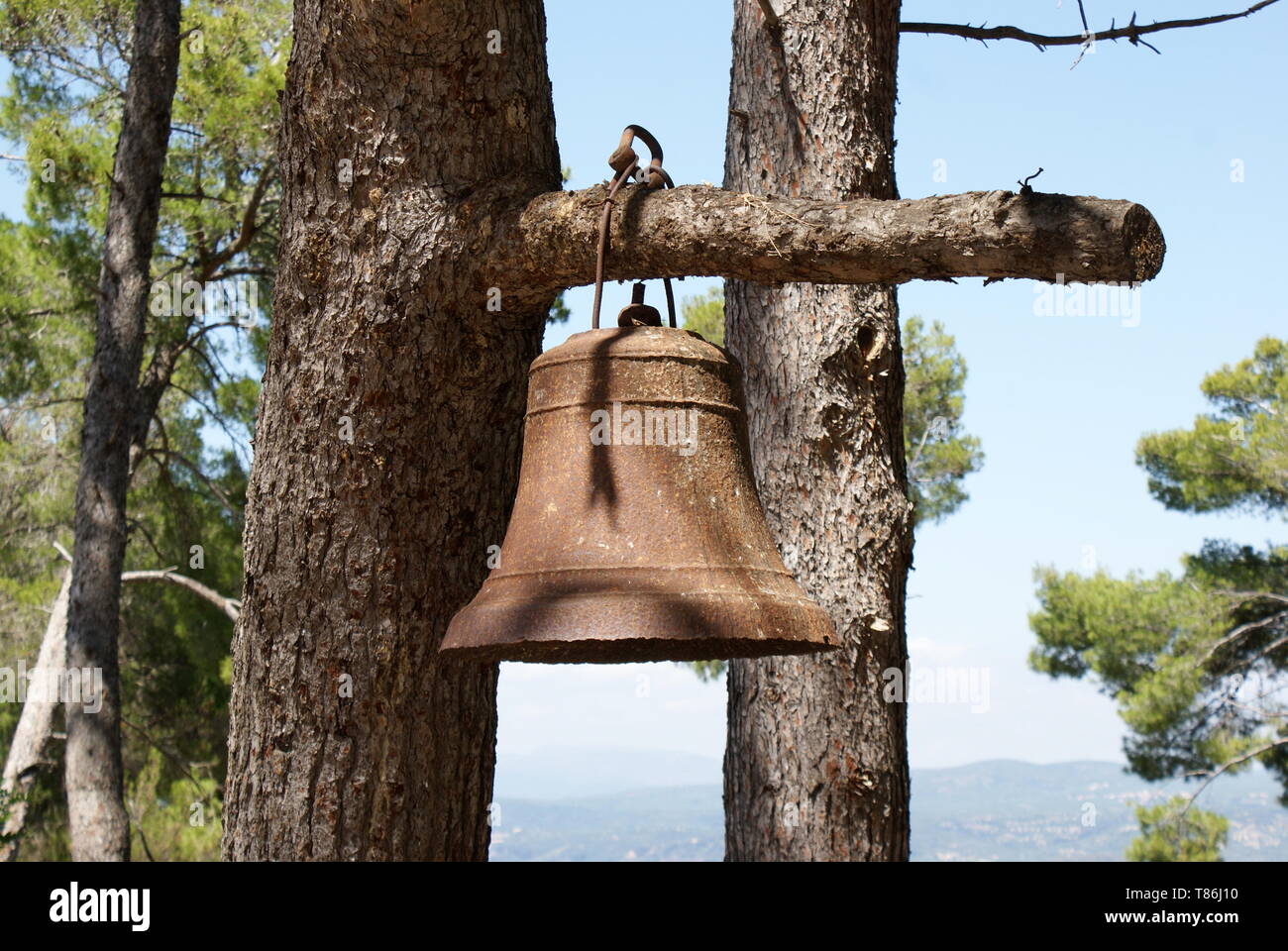 Bell hanging from tree hi-res stock photography and images - Alamy