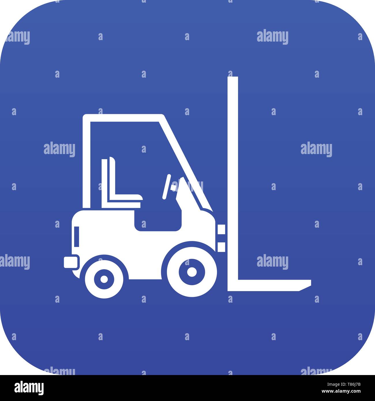 Stacker loader icon digital blue Stock Vector Image & Art - Alamy
