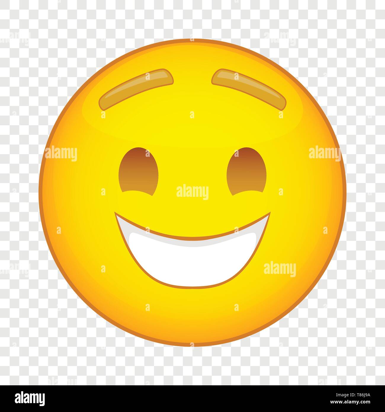 Laughing emoticon icon, cartoon style Stock Vector Image & Art - Alamy