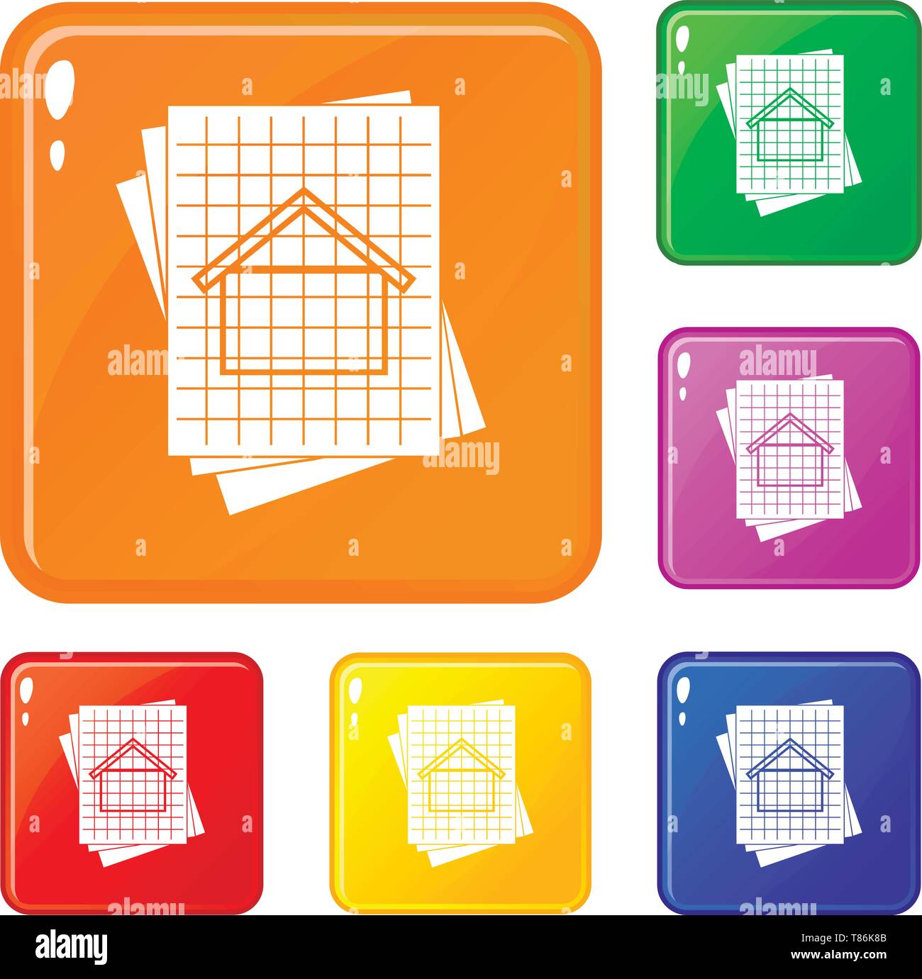 Architectural color scheme Stock Vector Images - Alamy