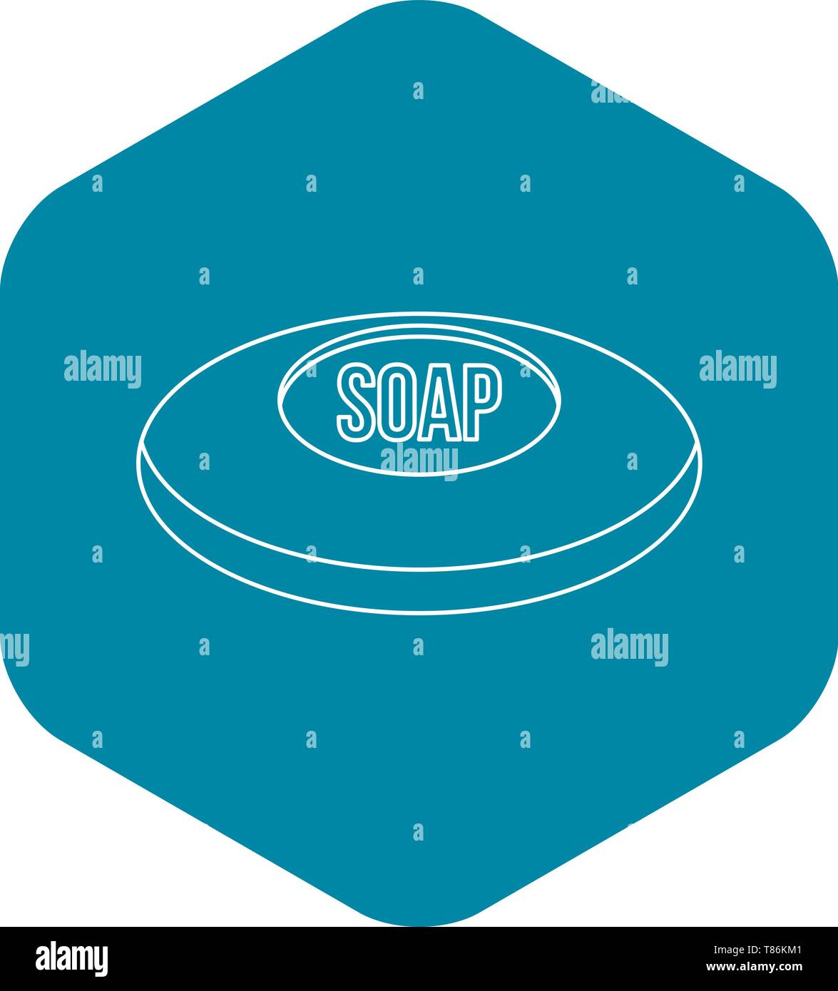 Piece of soap Stock Vector Images - Alamy