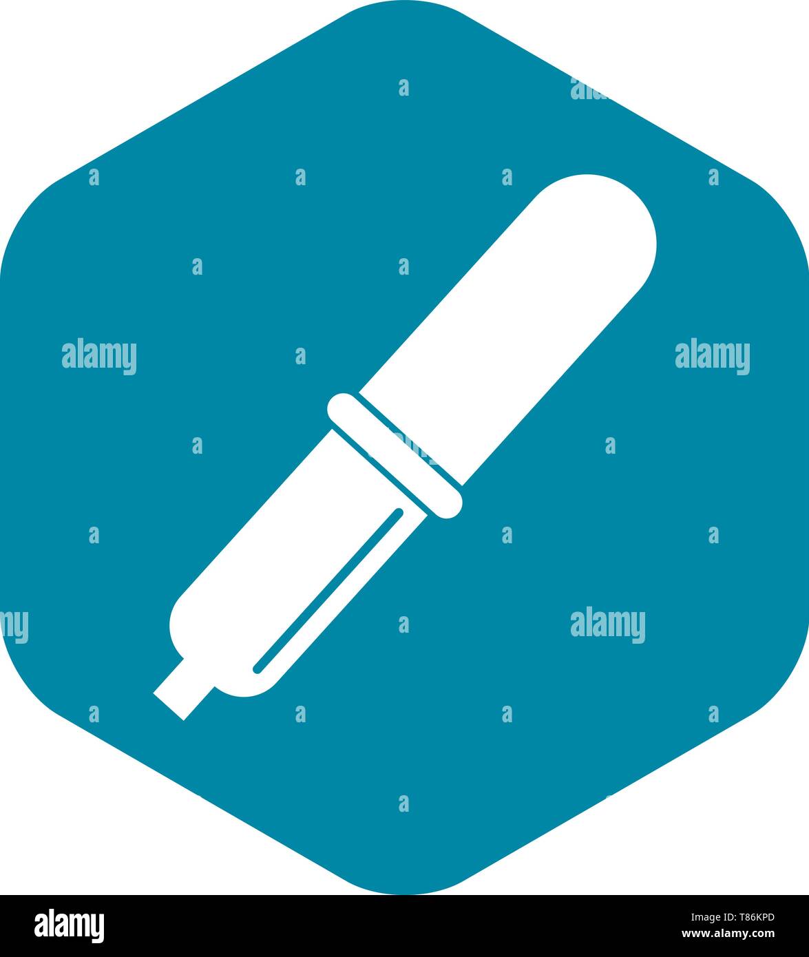 Pipette icon, simple style Stock Vector Image & Art - Alamy