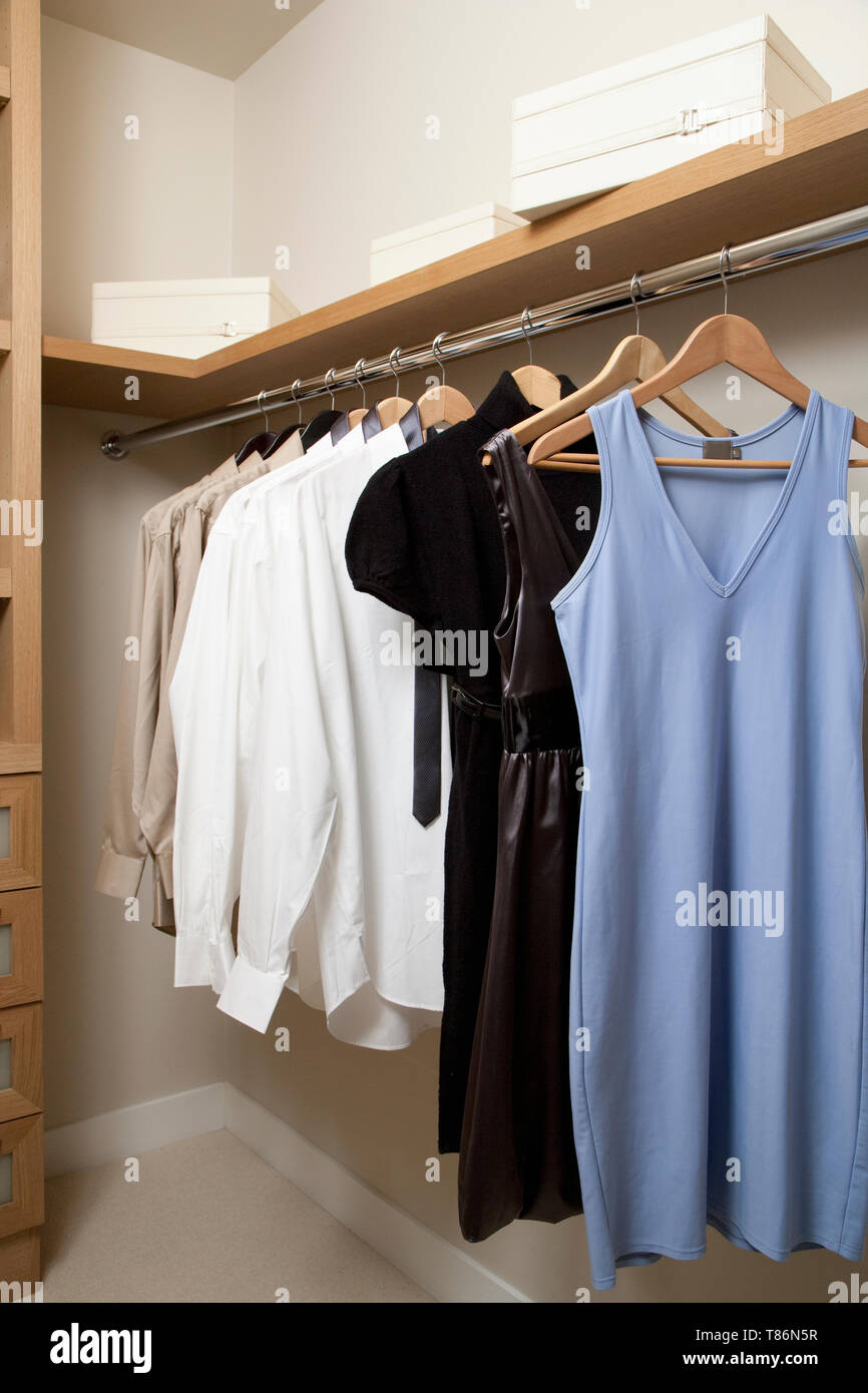 Mens walk in wardrobe hi-res stock photography and images - Alamy