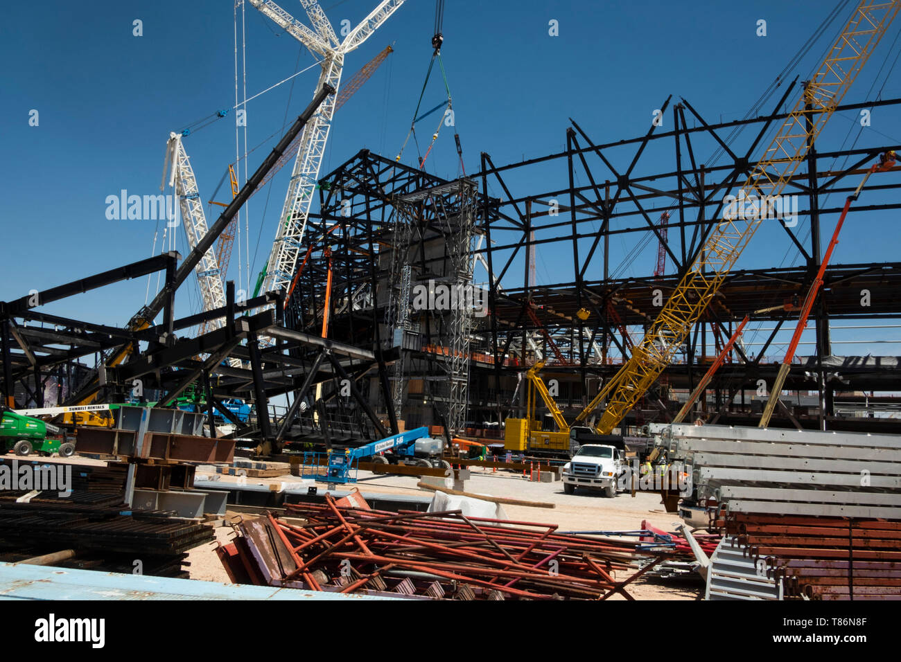 Football stadium being built hi-res stock photography and images - Alamy