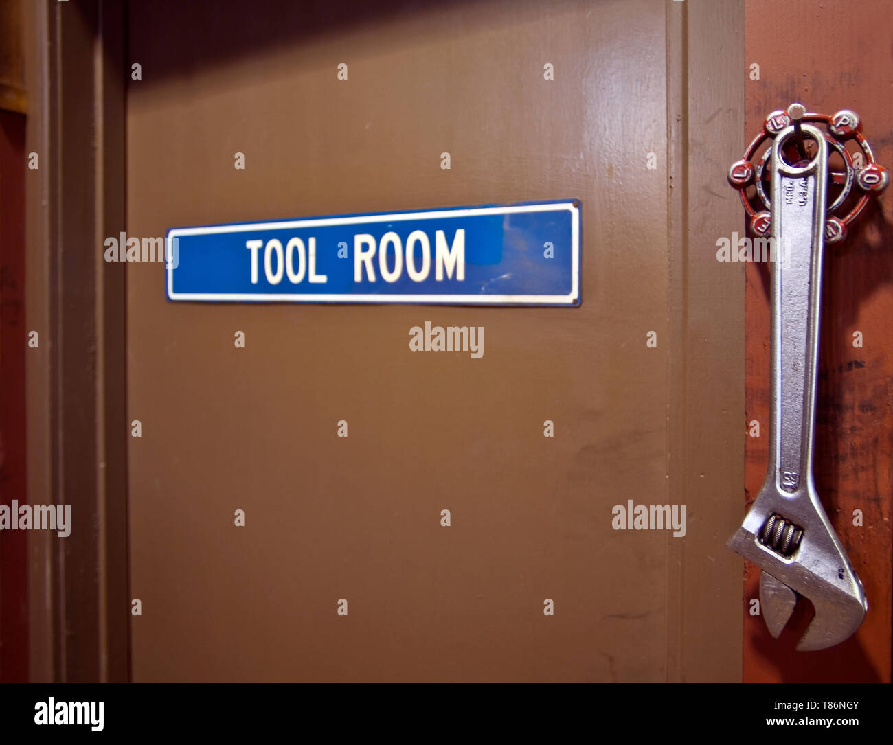 Tool Room Door Stock Photo - Alamy