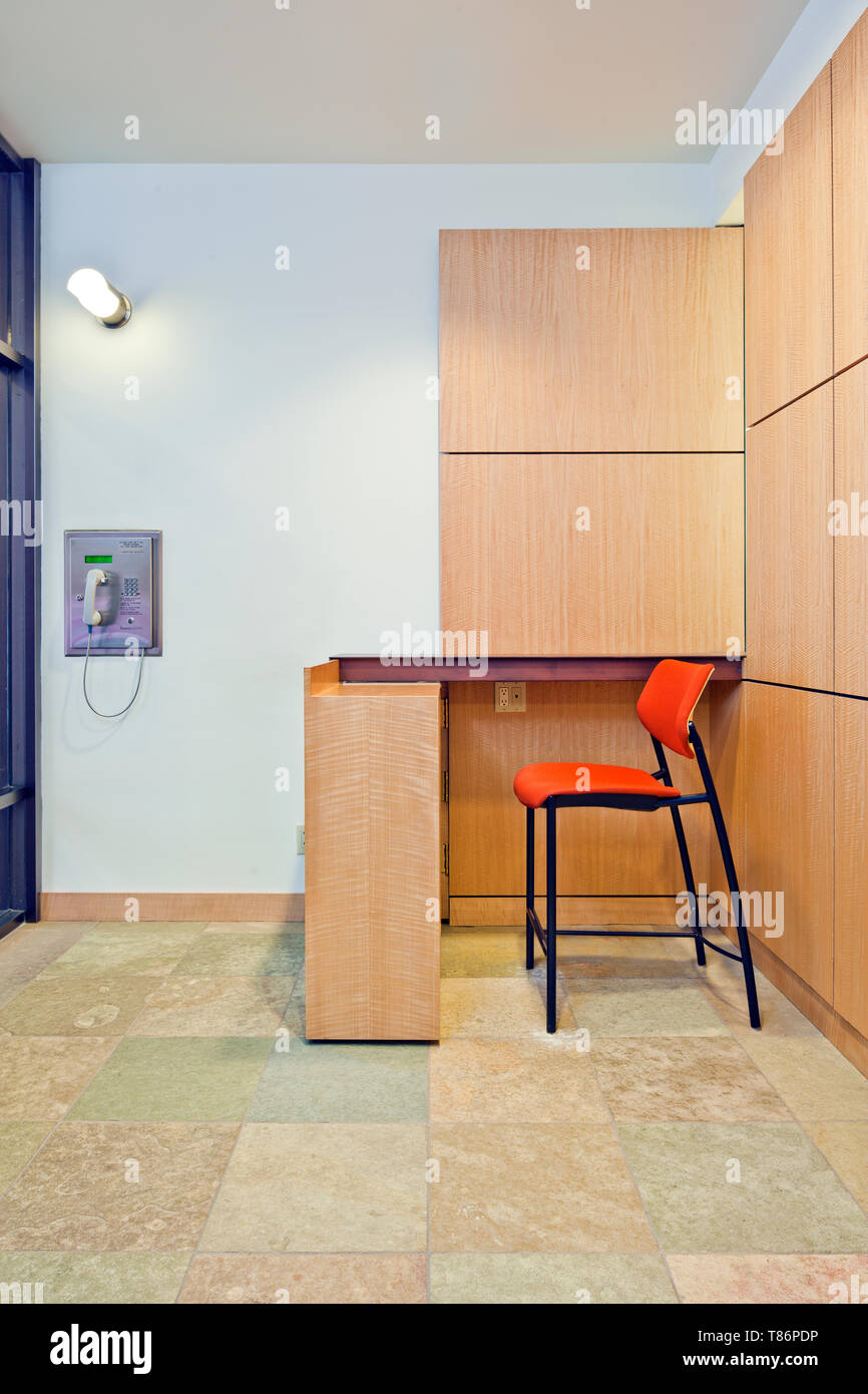 Lobby Security Desk Stock Photo - Alamy