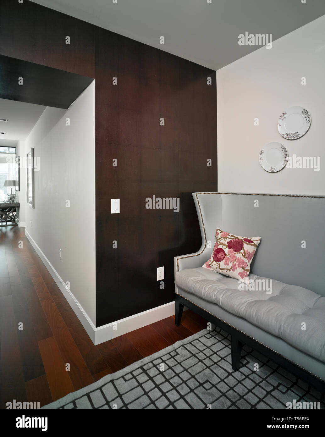 Couch in a Luxury Condo Stock Photo - Alamy