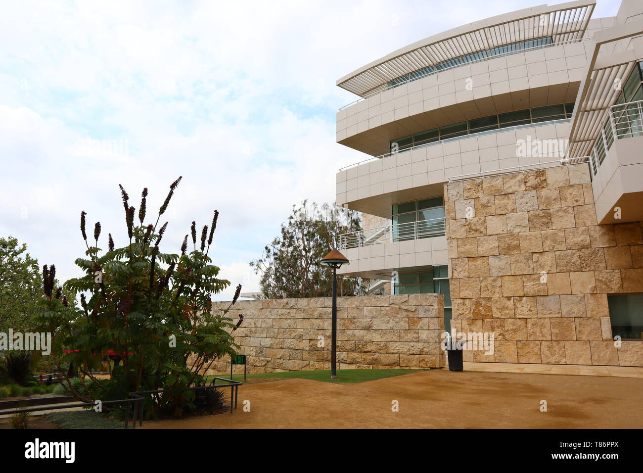 view of The Getty Center Museum in Los Angeles Stock Photo - Alamy