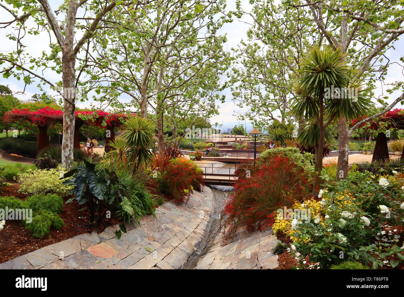 view of The Getty Center Museum in Los Angeles Stock Photo - Alamy