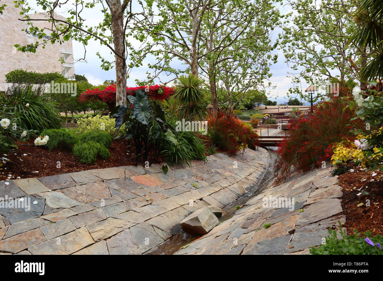 view of The Getty Center Museum in Los Angeles Stock Photo - Alamy