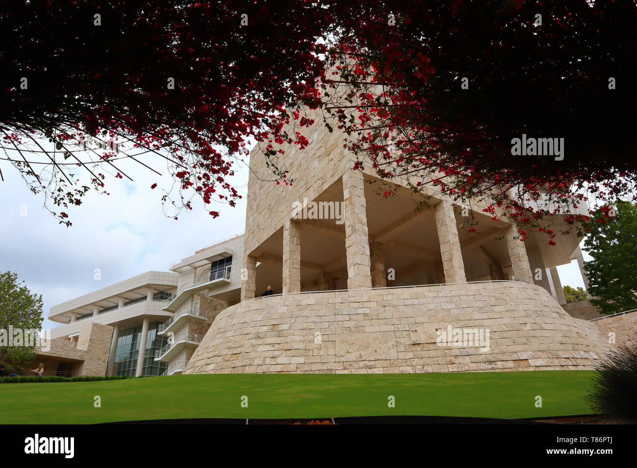 view of The Getty Center Museum in Los Angeles Stock Photo - Alamy