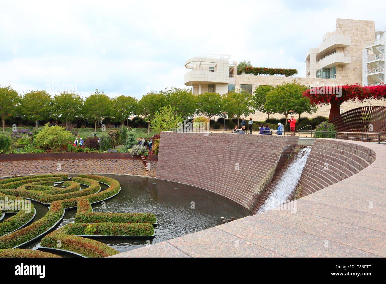 view of The Getty Center Museum in Los Angeles Stock Photo - Alamy