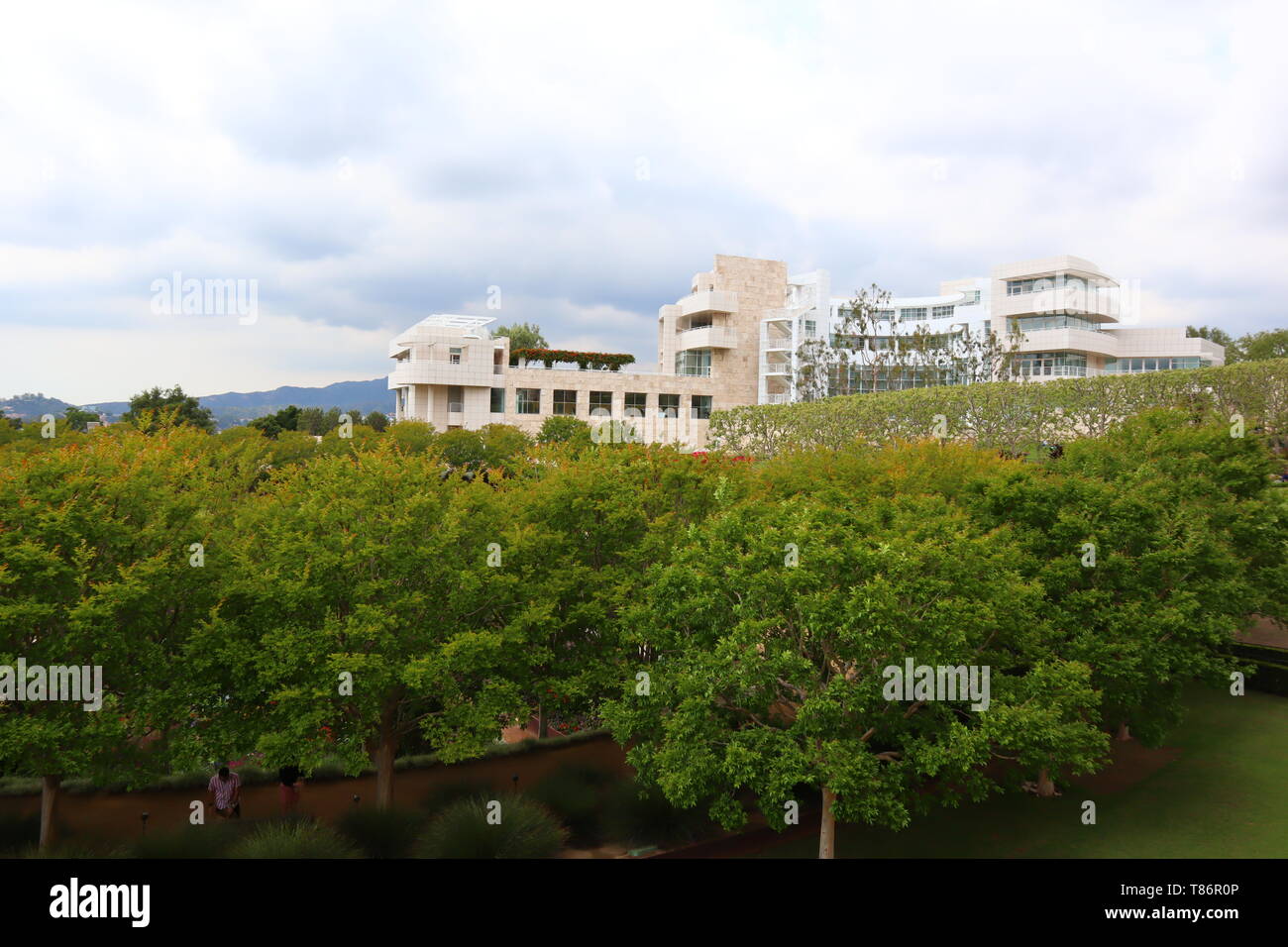 view of The Getty Center Museum in Los Angeles Stock Photo - Alamy