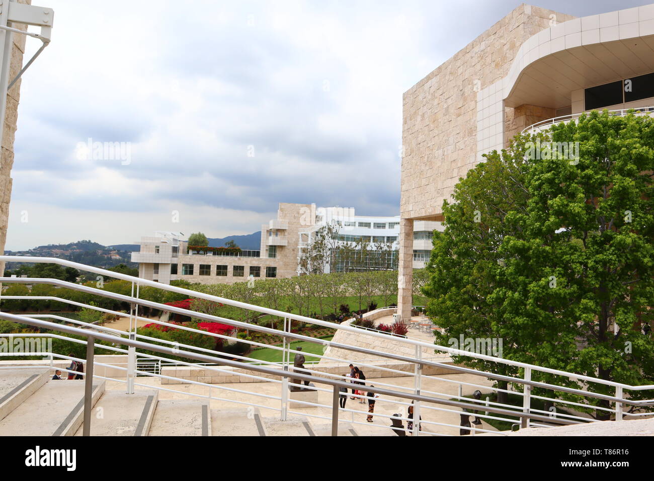 view of The Getty Center Museum in Los Angeles Stock Photo - Alamy