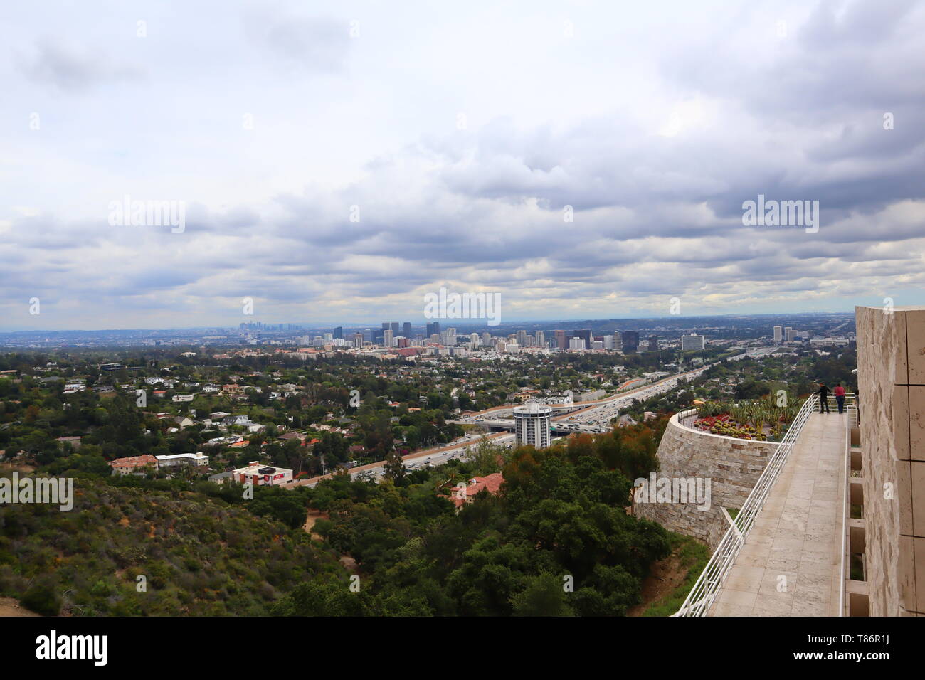view of The Getty Center Museum in Los Angeles Stock Photo - Alamy