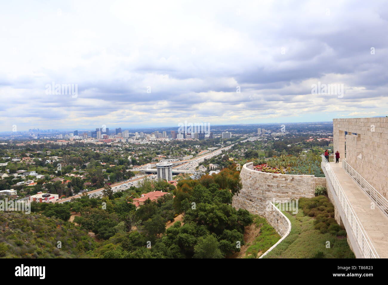 view of The Getty Center Museum in Los Angeles Stock Photo - Alamy