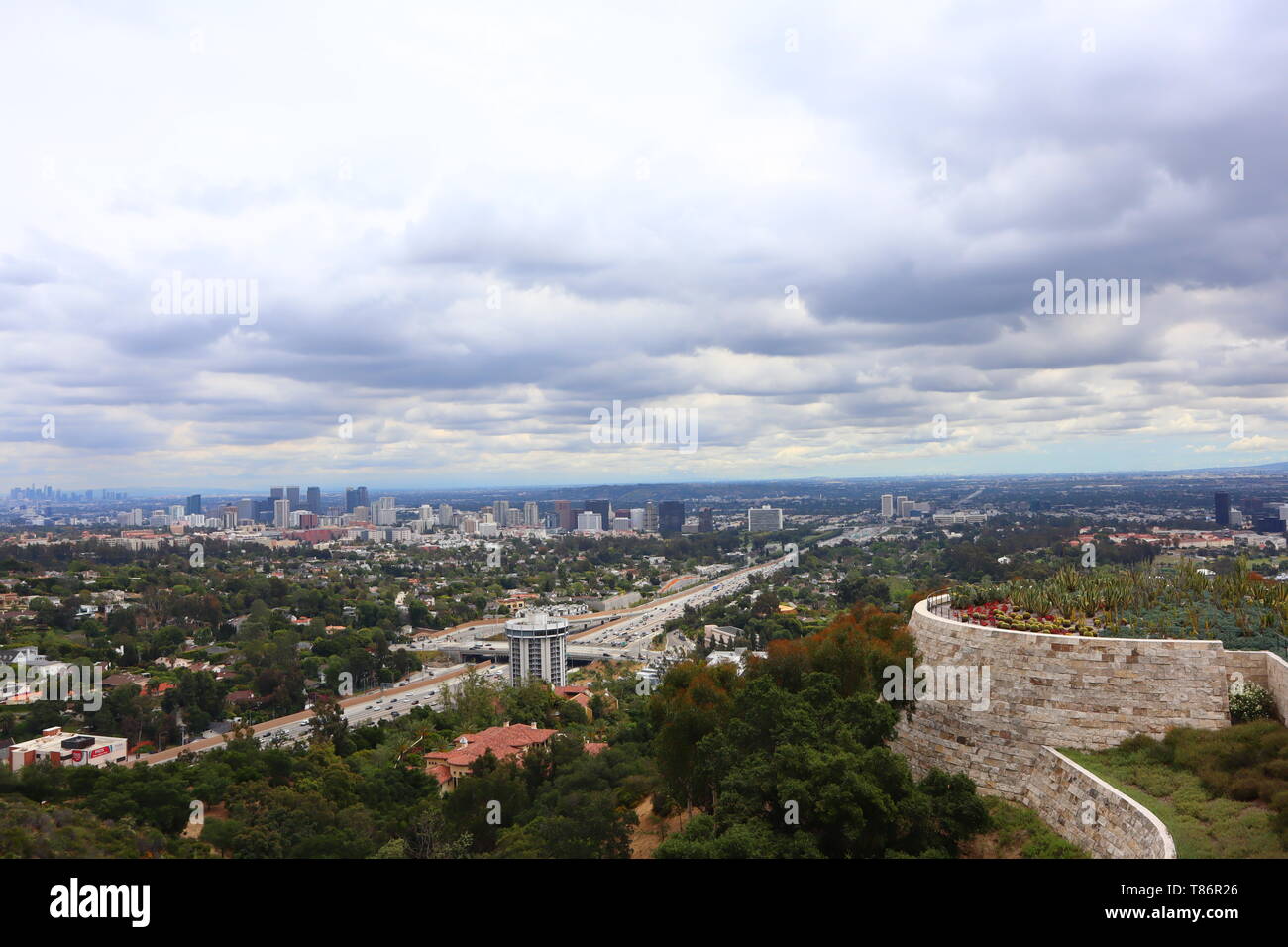 view of The Getty Center Museum in Los Angeles Stock Photo - Alamy