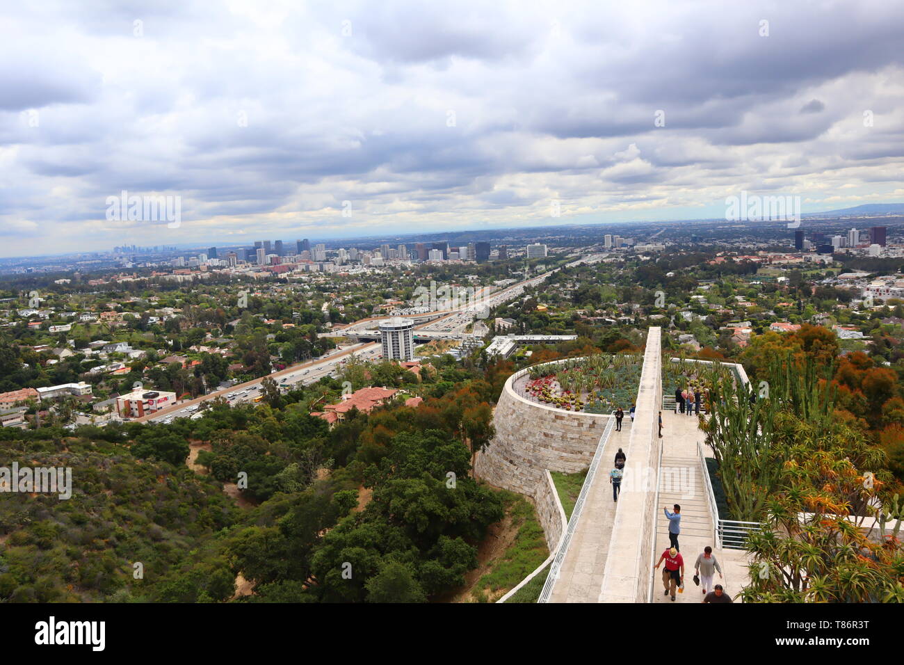 view of The Getty Center Museum in Los Angeles Stock Photo - Alamy