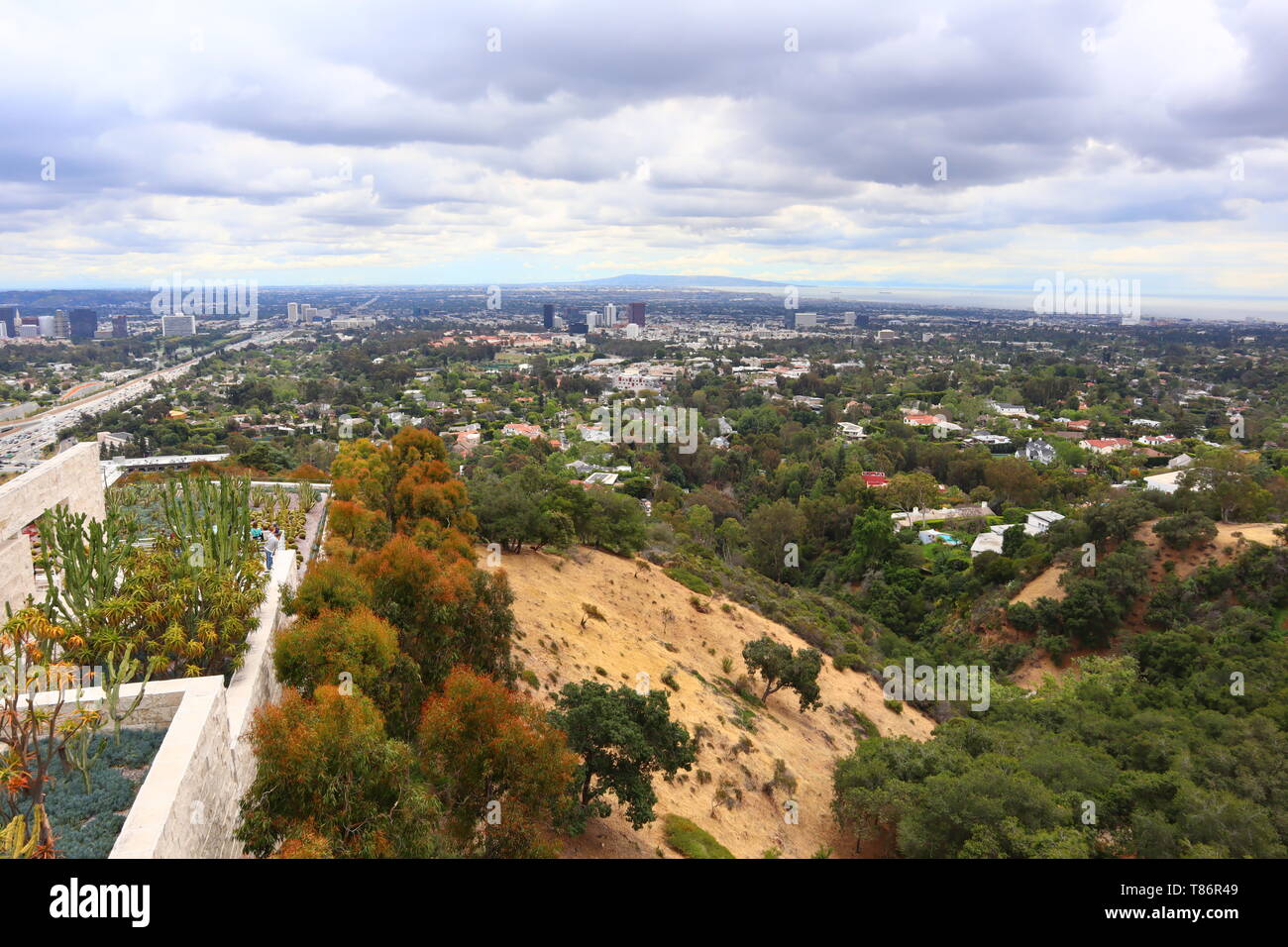 view of The Getty Center Museum in Los Angeles Stock Photo - Alamy