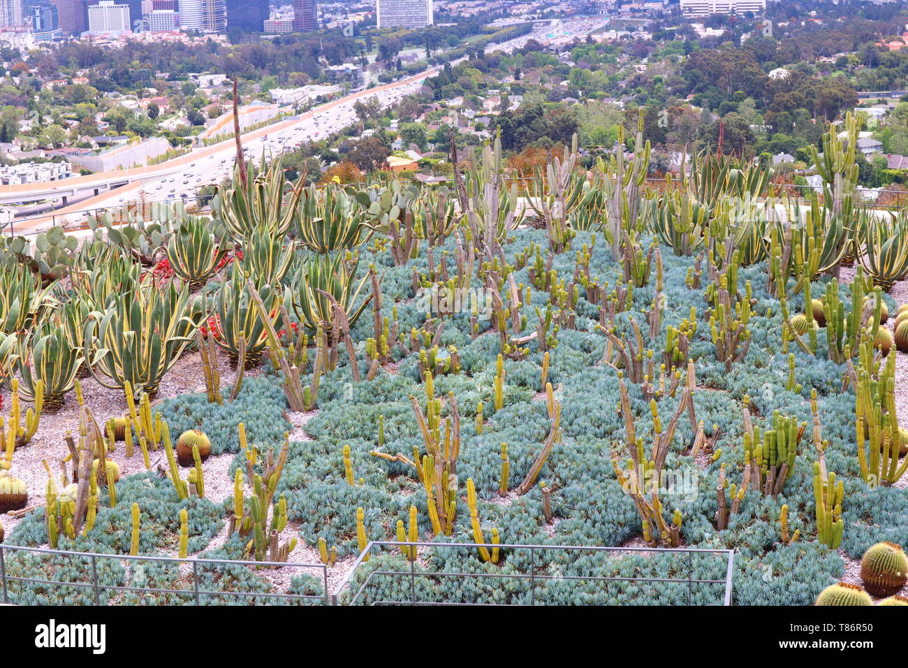 view of The Getty Center Museum in Los Angeles Stock Photo - Alamy