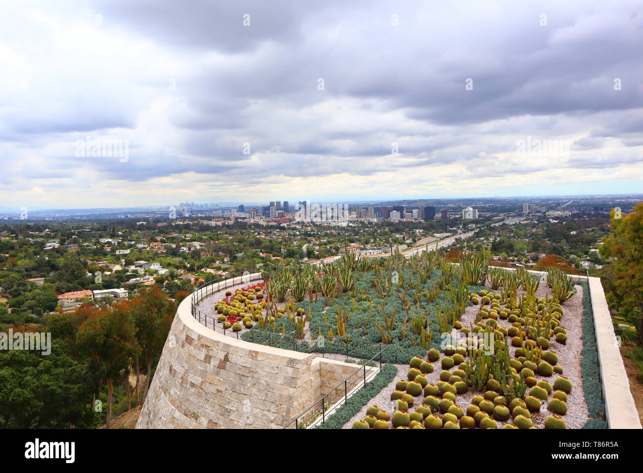 view of The Getty Center Museum in Los Angeles Stock Photo - Alamy