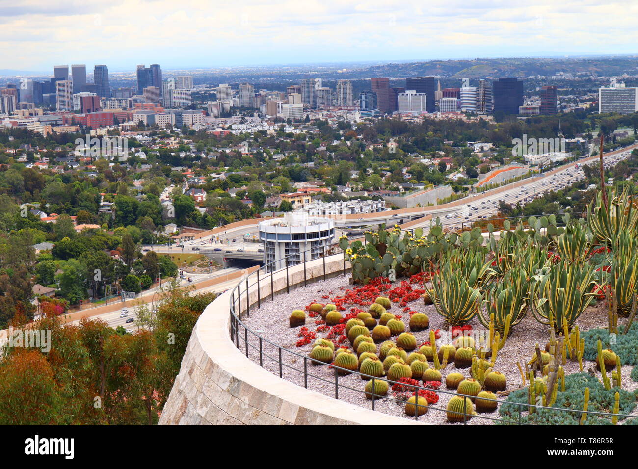 view of The Getty Center Museum in Los Angeles Stock Photo - Alamy