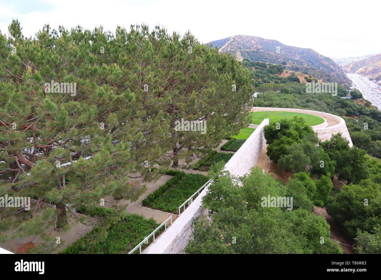 view of The Getty Center Museum in Los Angeles Stock Photo - Alamy