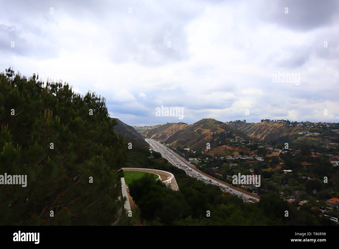 view of The Getty Center Museum in Los Angeles Stock Photo - Alamy