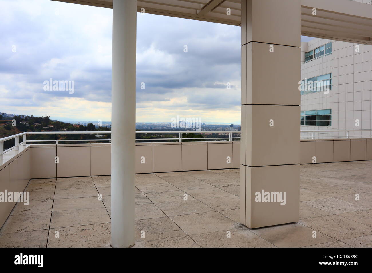 view of The Getty Center Museum in Los Angeles Stock Photo - Alamy