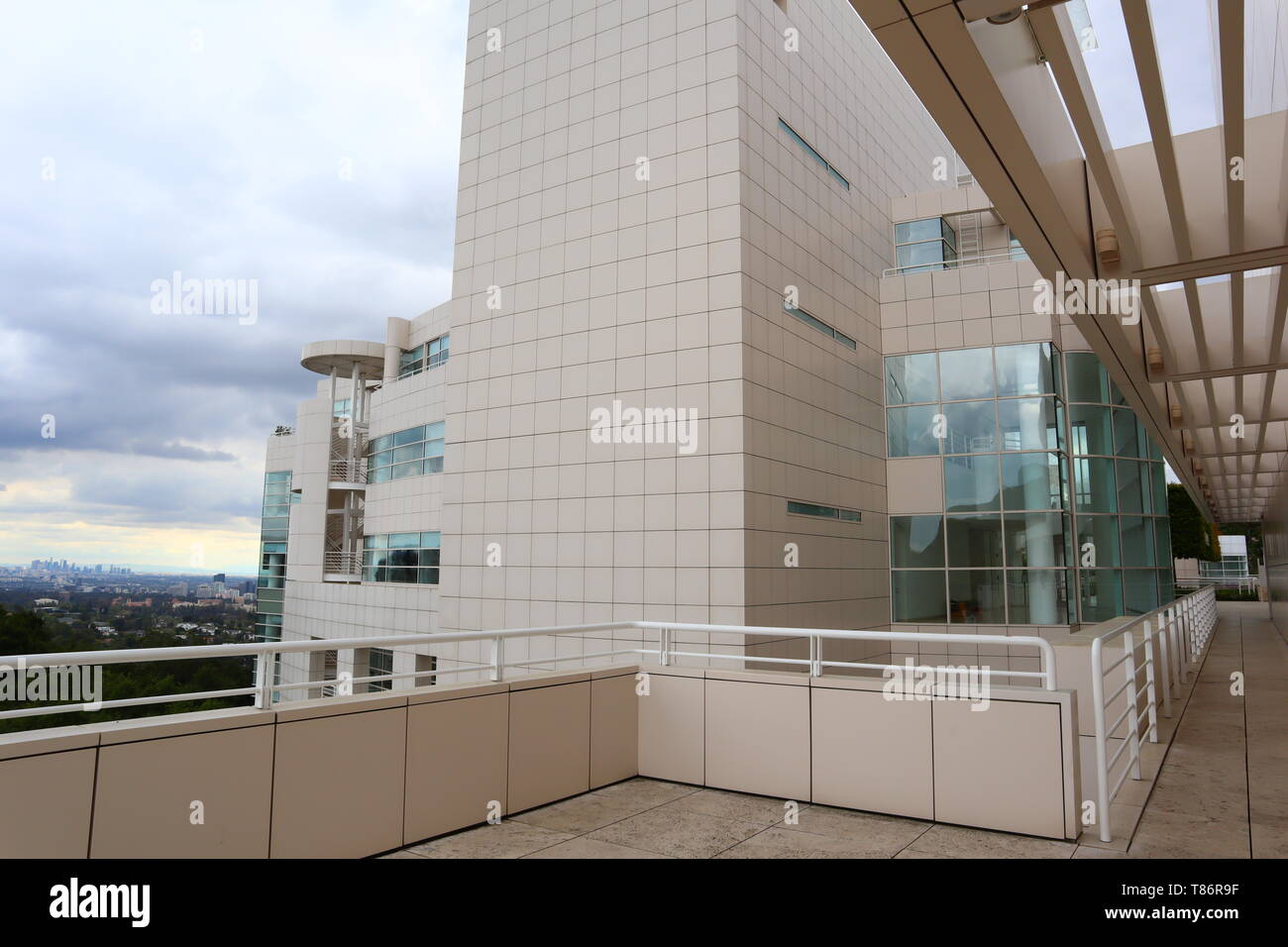 view of The Getty Center Museum in Los Angeles Stock Photo - Alamy