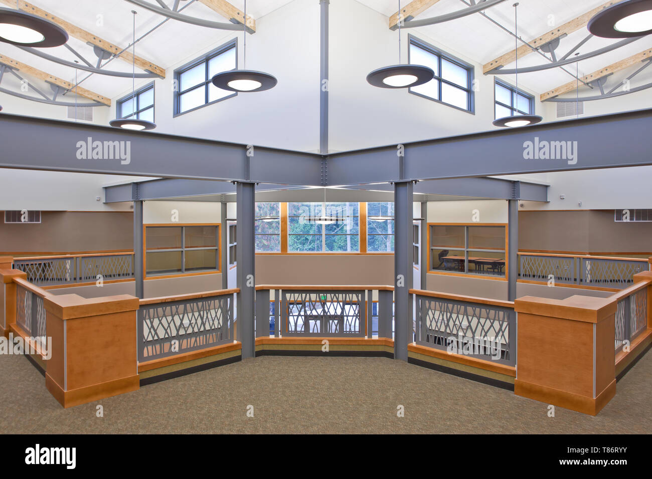 Empty Contemporary School Room Stock Photo - Alamy