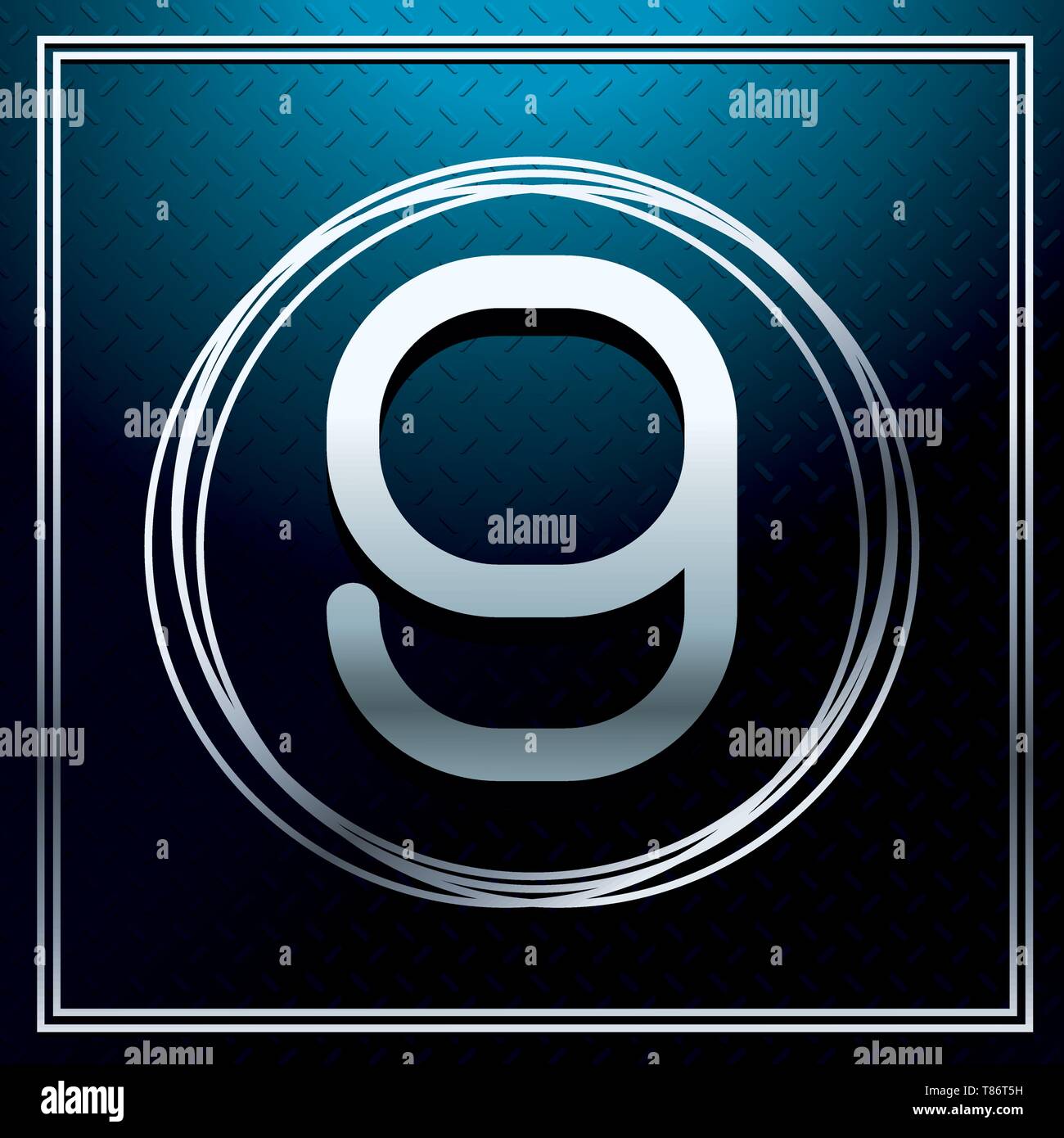 nine font number over metallic texture Stock Vector Image & Art - Alamy